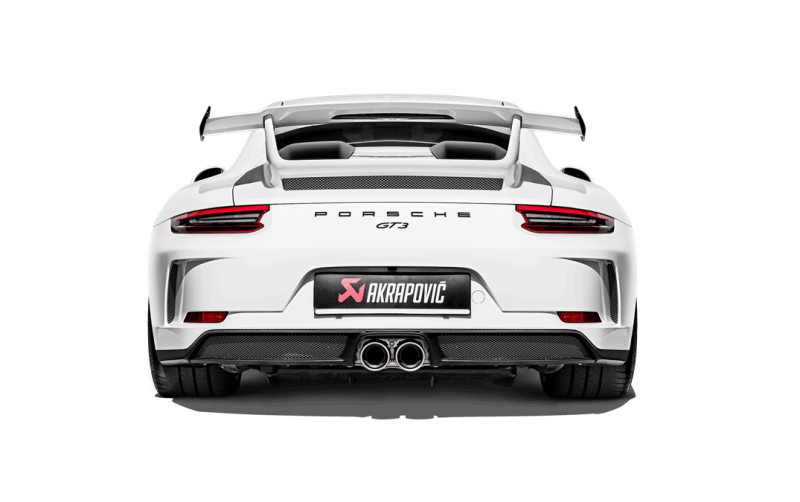 Akrapovic 2018 Porsche 911 GT3 (991.2) Slip-On Race Line (Titanium) w/
