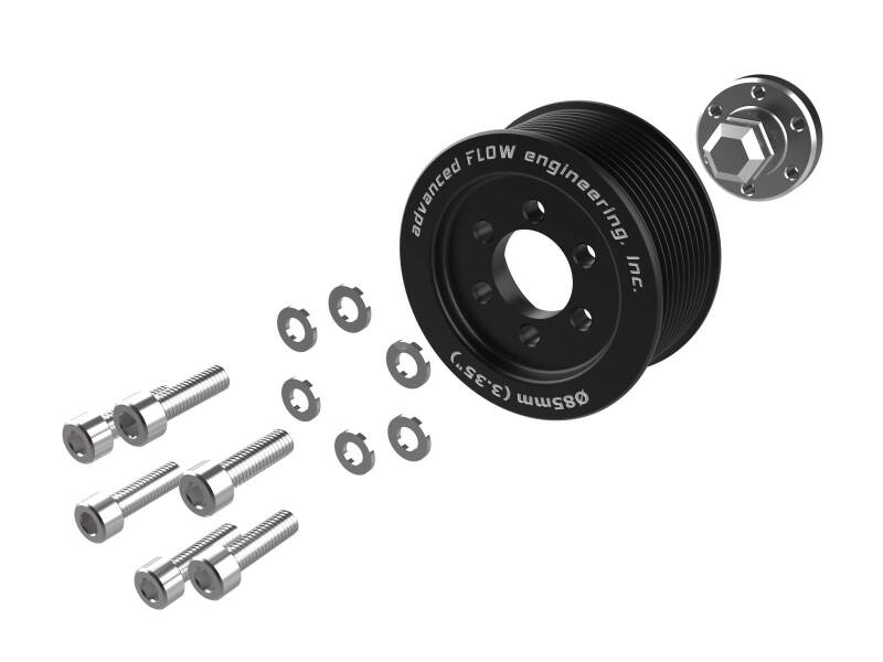 aFe POWER 3.35" Supercharger Power Pulley Kit for 2015-2023 Dodge Chal