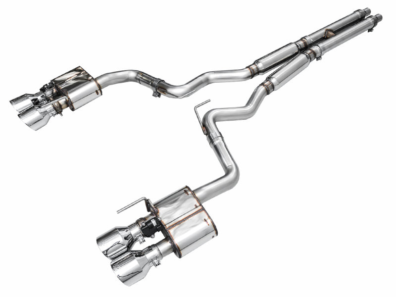 AWE 2024 Ford Mustang Dark Horse S650 RWD SwitchPath Catback Exhaust w