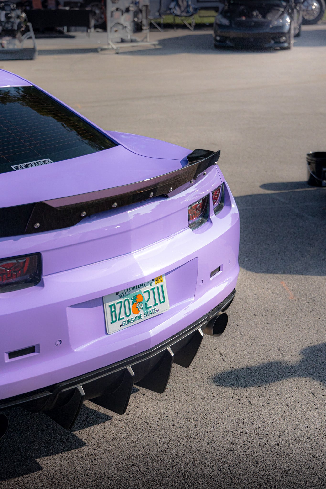 2010-2013 Chevy Camaro Evo Style Shark Fins Rear Diffuser Quad/Single