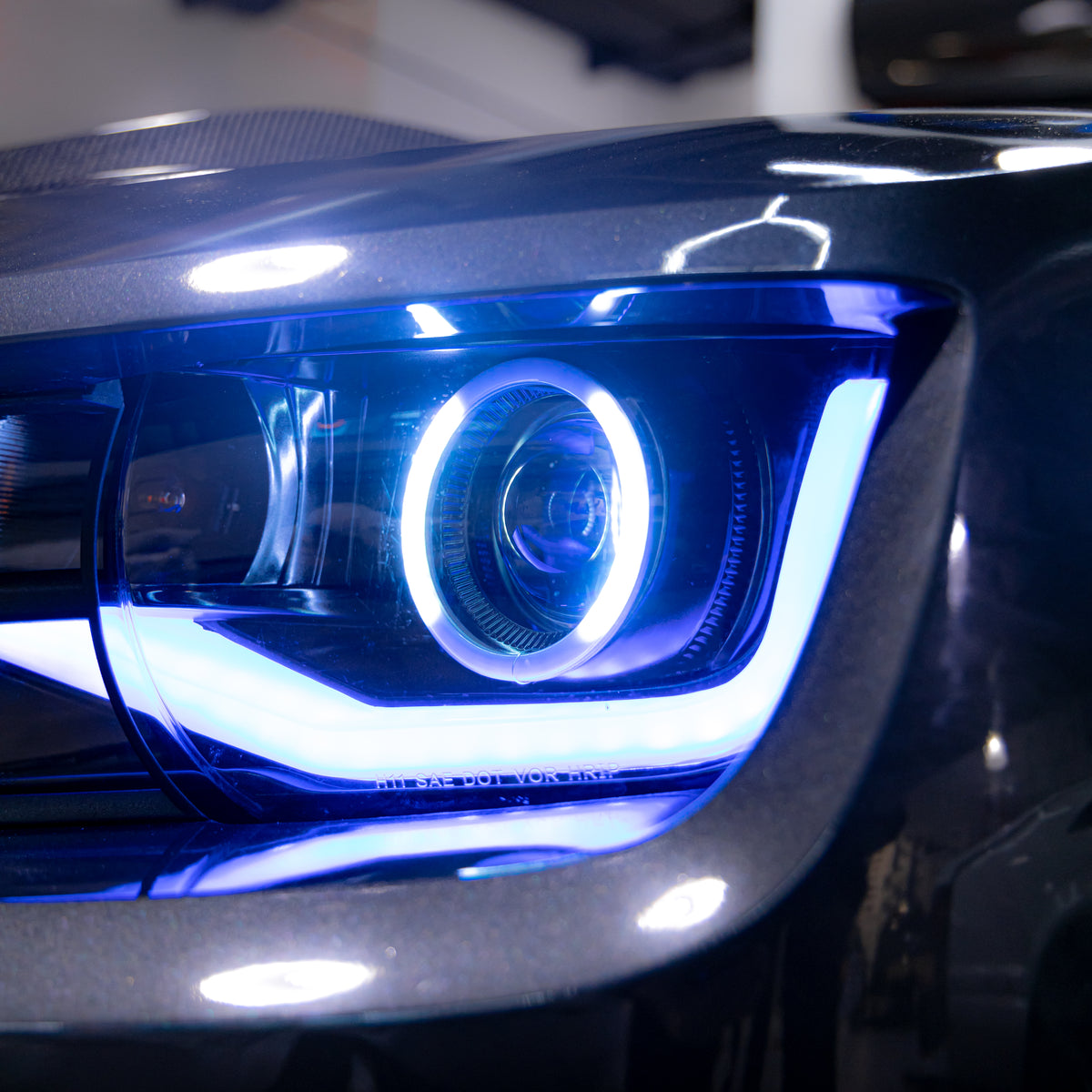 2010-2013 Chevy Camaro RGB 6th Gen Style Headlights – Custom Color ...