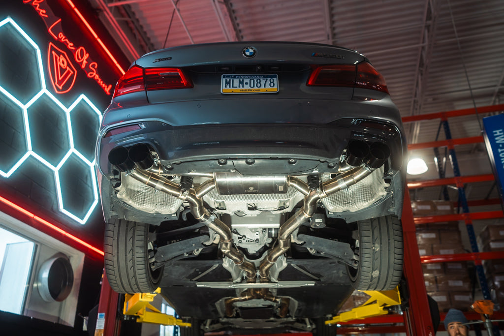 BMW G30 M550I Valved Sport Exhaust System bmw-g30-m550i-valved-sport-exhaust-system