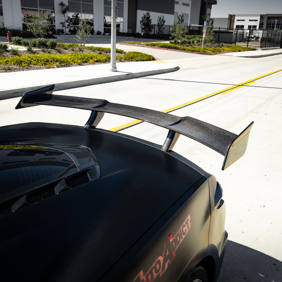 C8 Corvette ZR1 Carbon Fiber Spoiler – High Wing for Stingray, Z06 & E-Ray