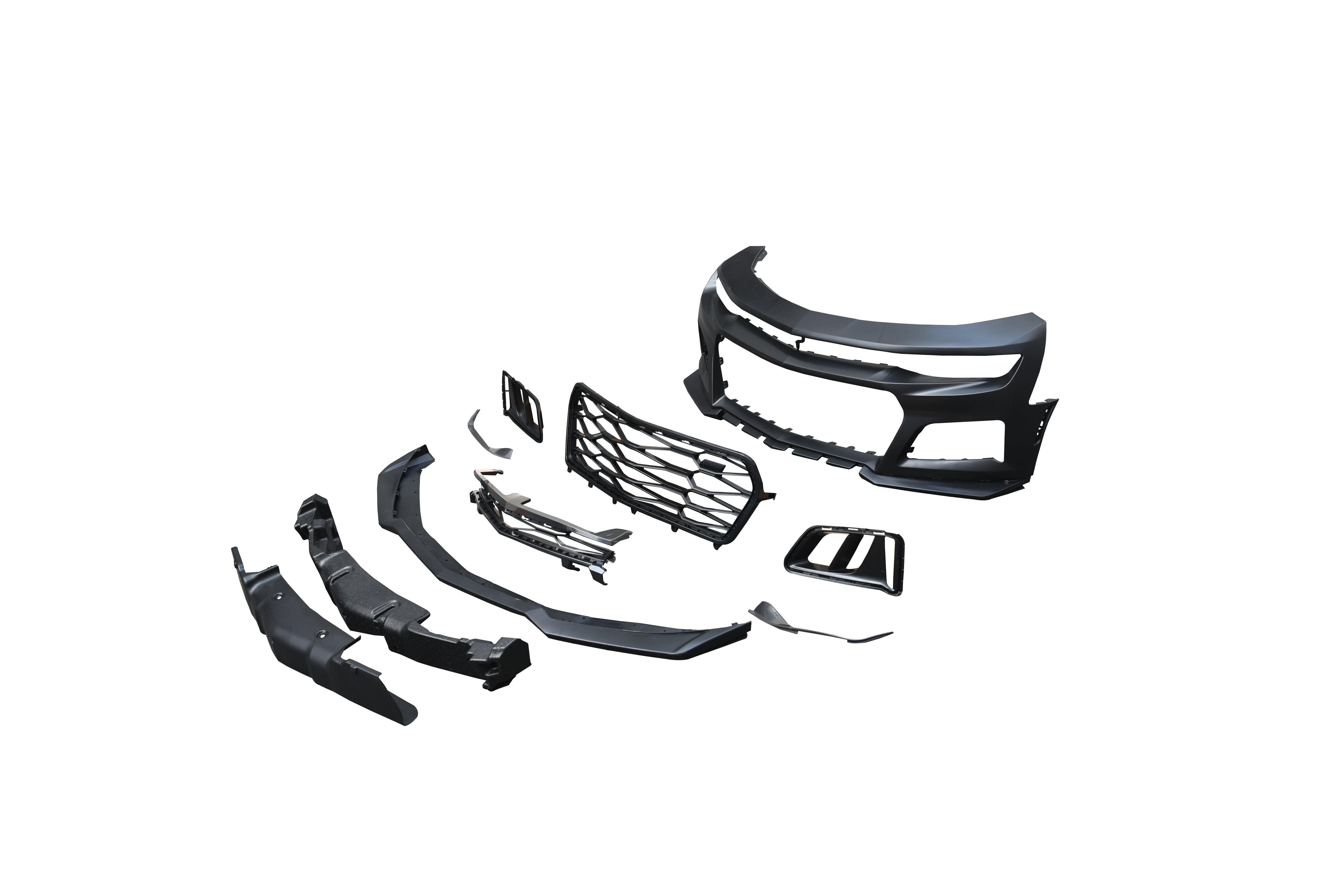 2019-2025 Chevy Camaro ZL1 Front Bumper Conversion 9pcs Full Kit for R