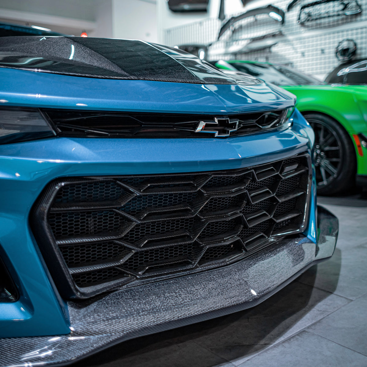 2010-2015 Chevy Camaro Flowtie Upper Grille AAUSA ZL1 Bumper Conversio