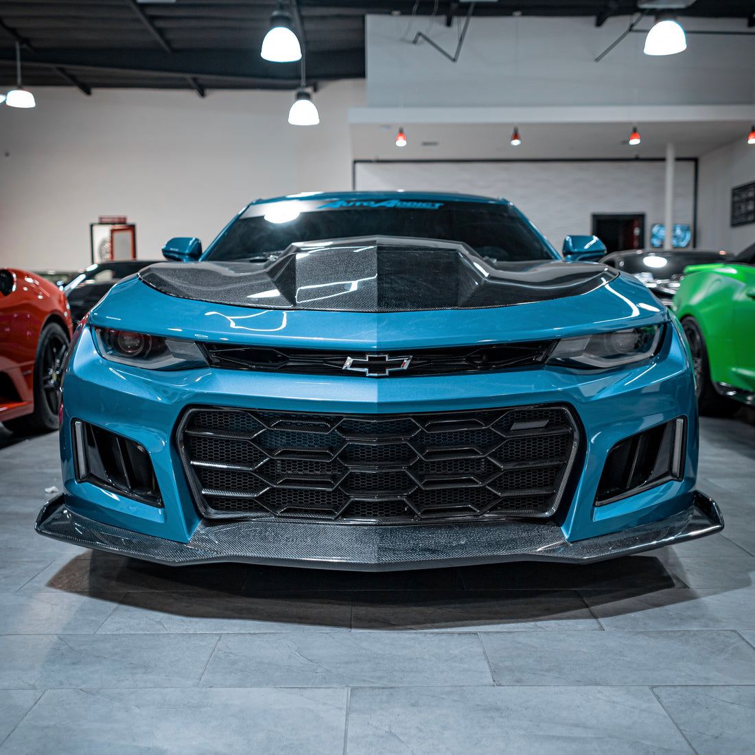 2010-2015 Chevy Camaro Flowtie Upper Grille AAUSA ZL1 Bumper Conversio