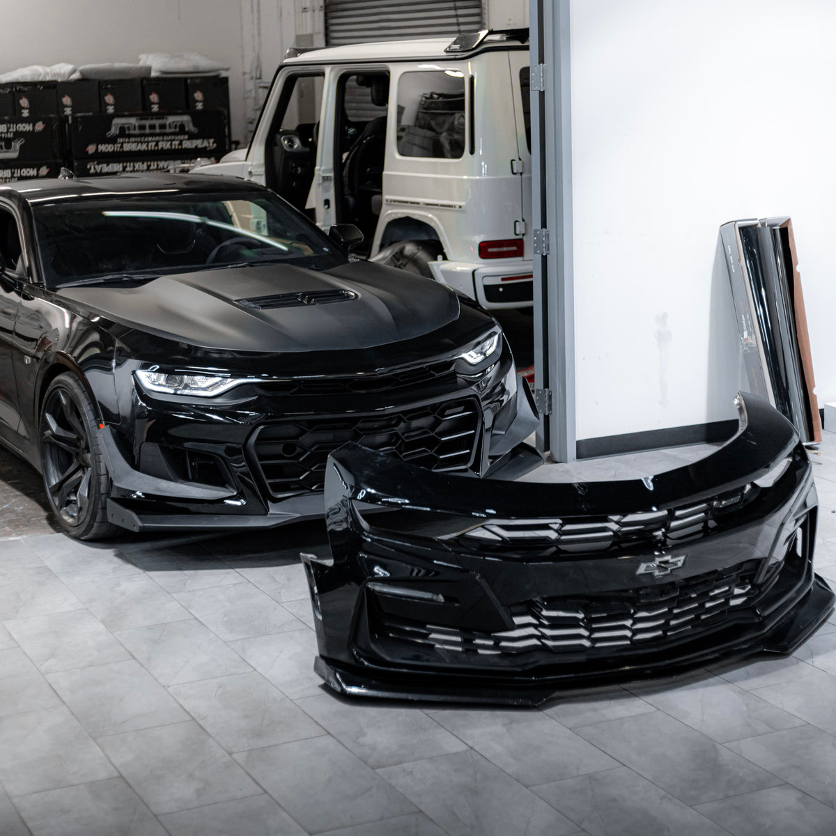 2019-2021 Chevy Camaro ZL1 1LE Front Bumper Conversion 10 PCS Full Kit